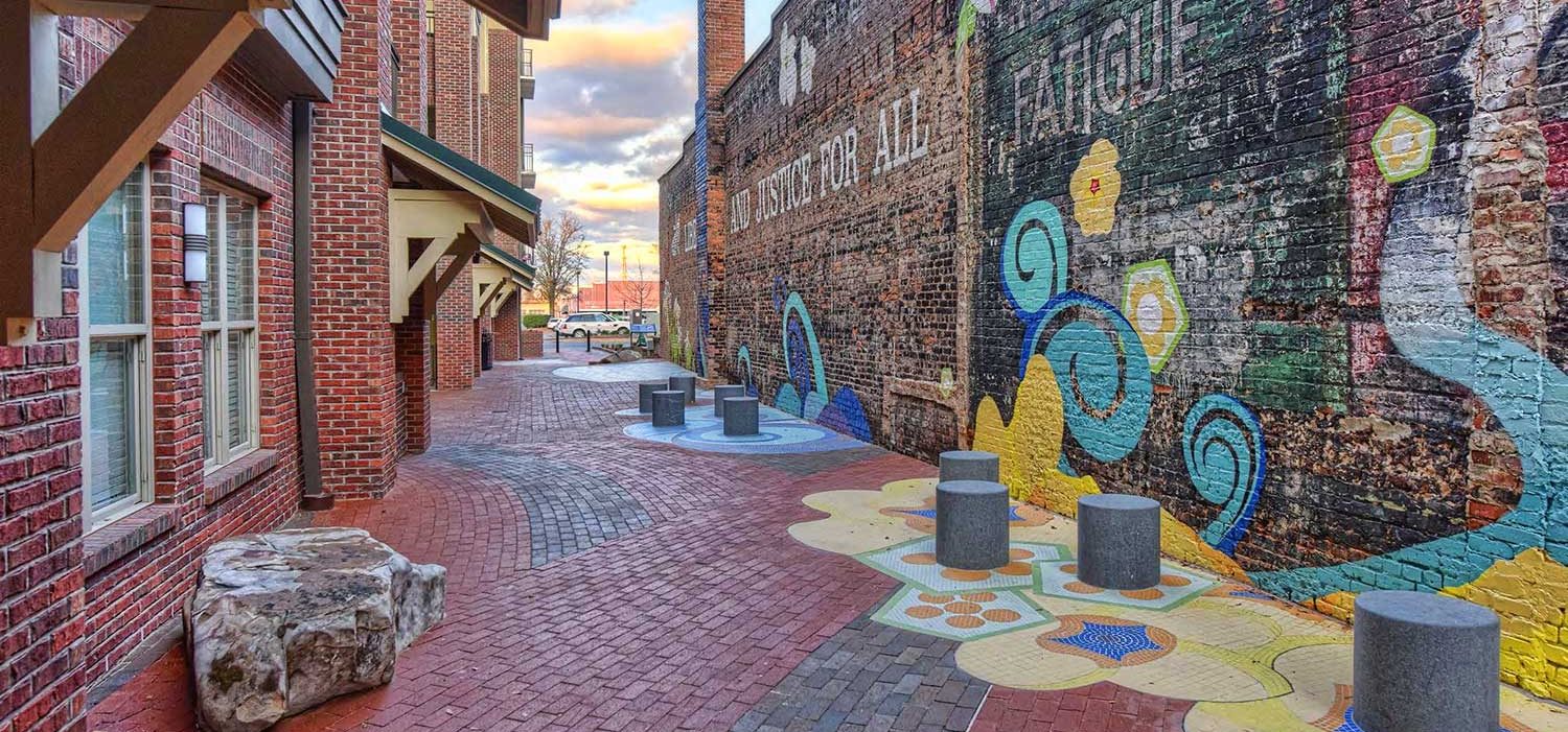 freedom walkway - Pine Hall Brick