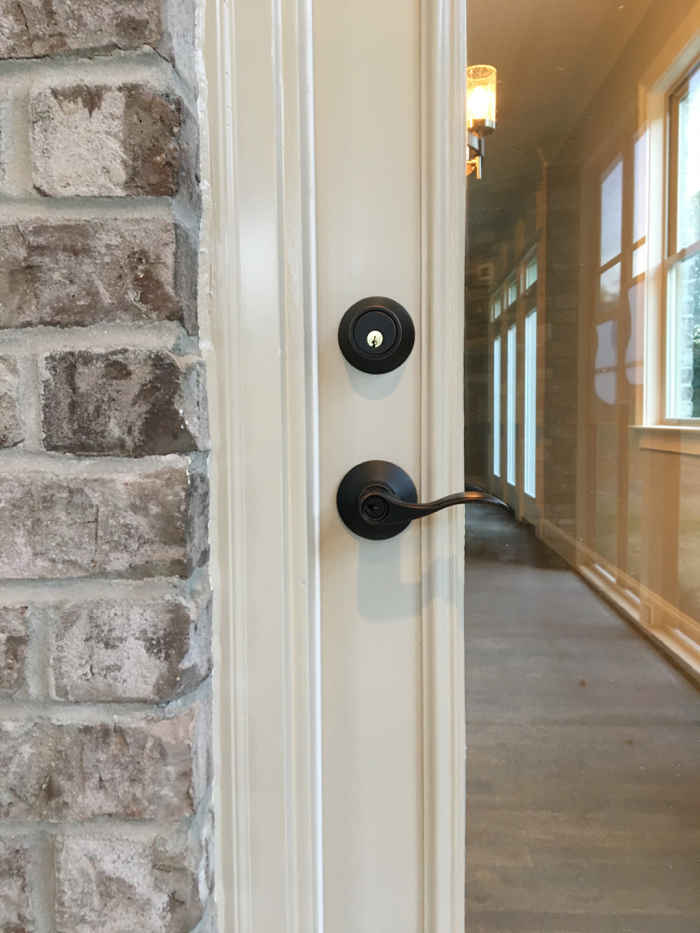 Old Brick House With Creamy Yellow Trim - Pine Hall Brick