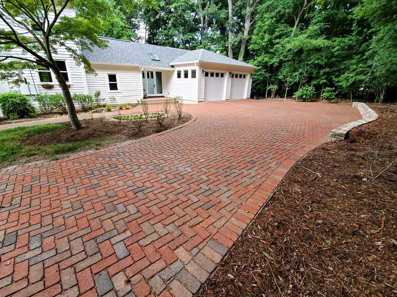 Water permeable paving goes residential for driveways and patios