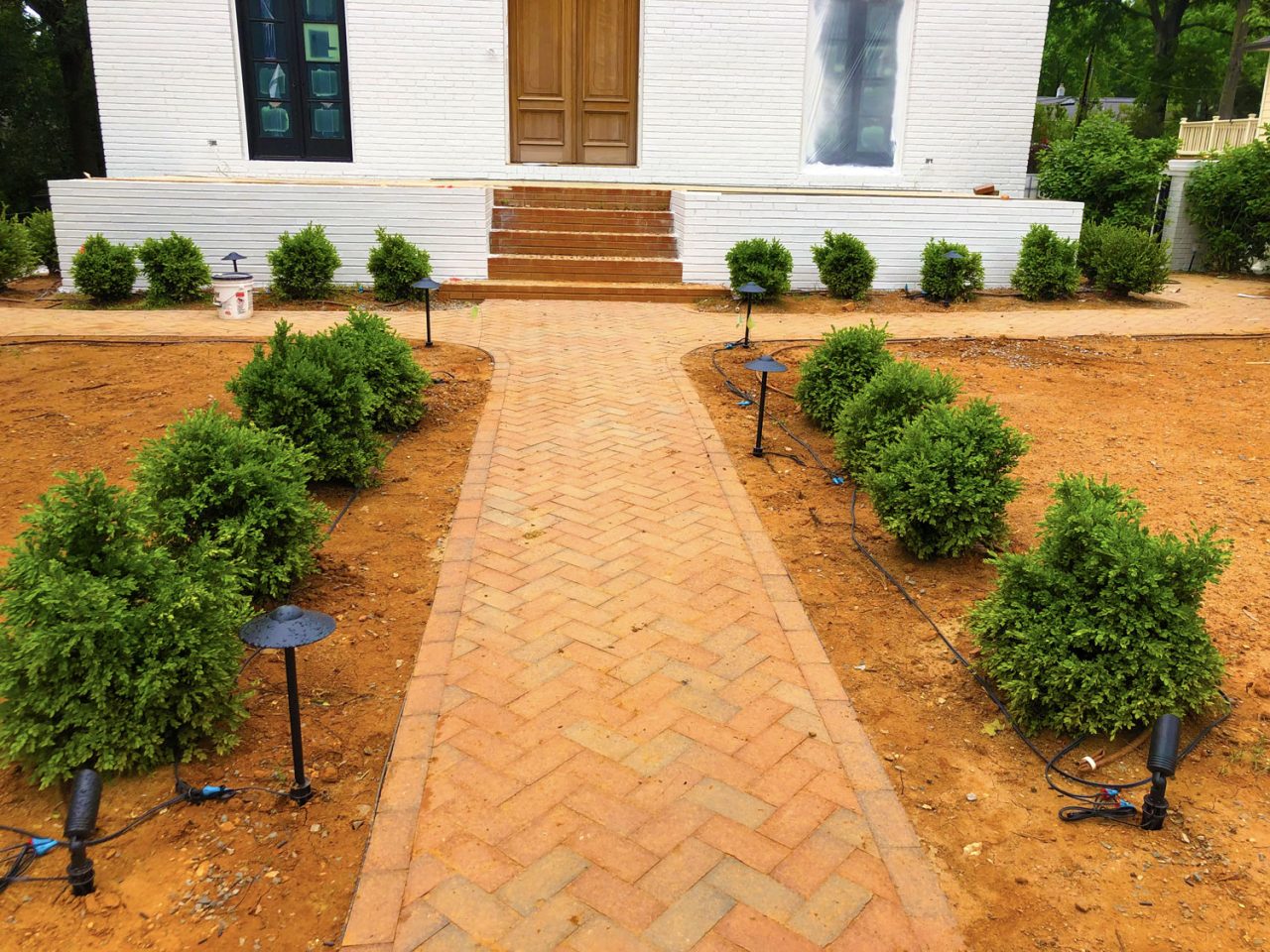 A study in hardscapes ... Academic Landscaping uses Pathway Autumn pavers