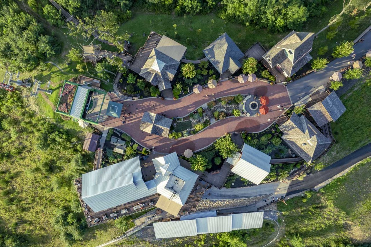 Anakeesta nature immersive theme park enhanced with Pine Hall Brick ...