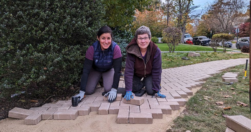 Pavers and Thin Brick for a generational home project on This Old House